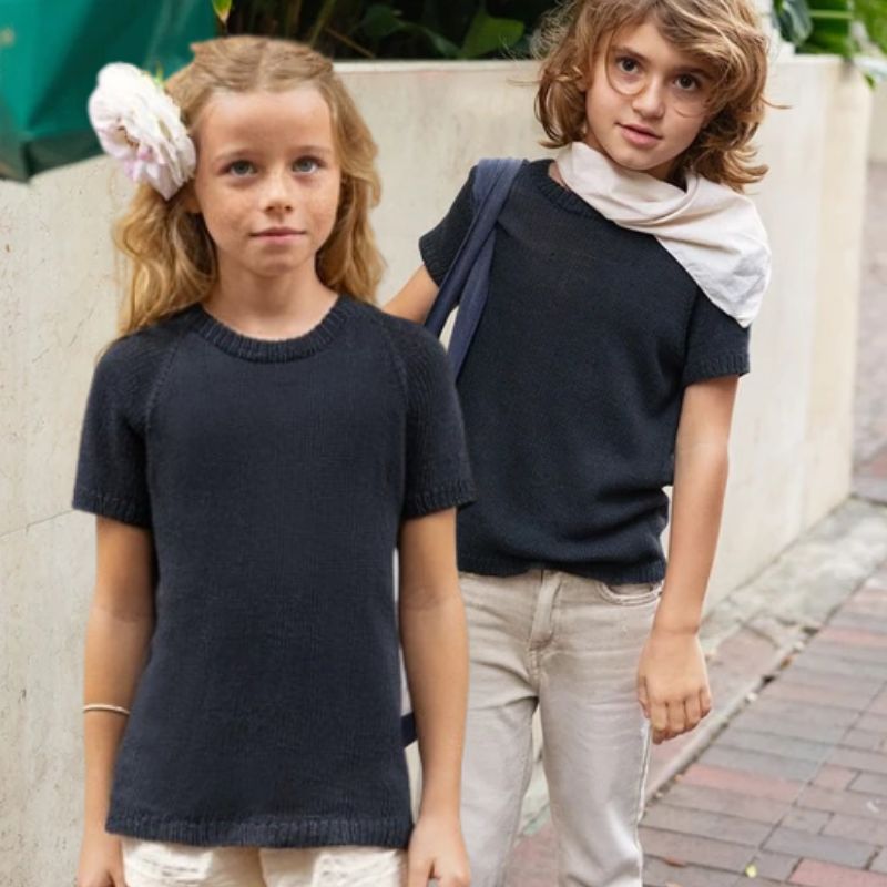 Strikkekit Robin Tee Junior fra Sandnes Garn – KreStoffer